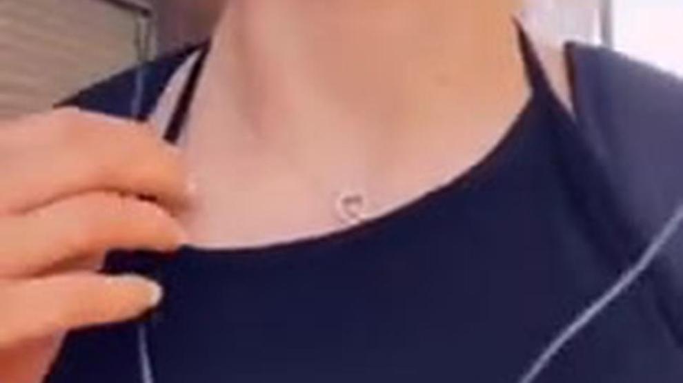 Blonde Tit Flash Selfie On Street