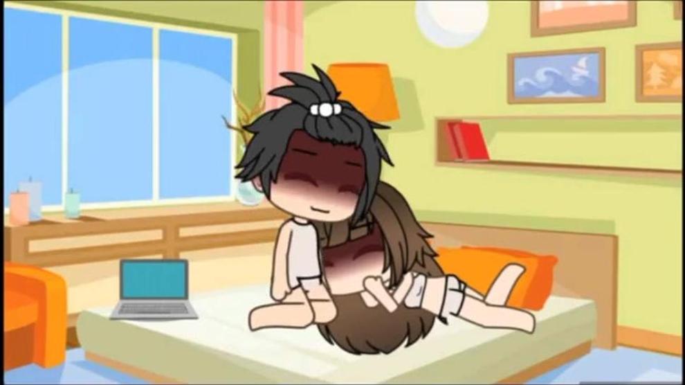 Gacha Sex Fucking My Roommate After Getting Him Caught Masturbating